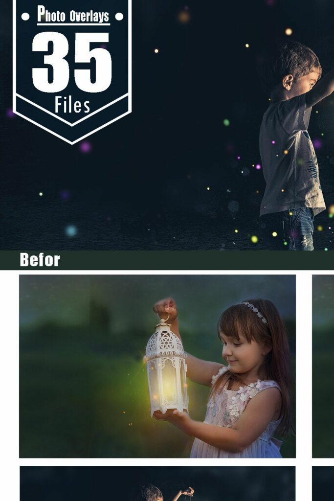 35 magic shine light photo overlays – MasterBundles