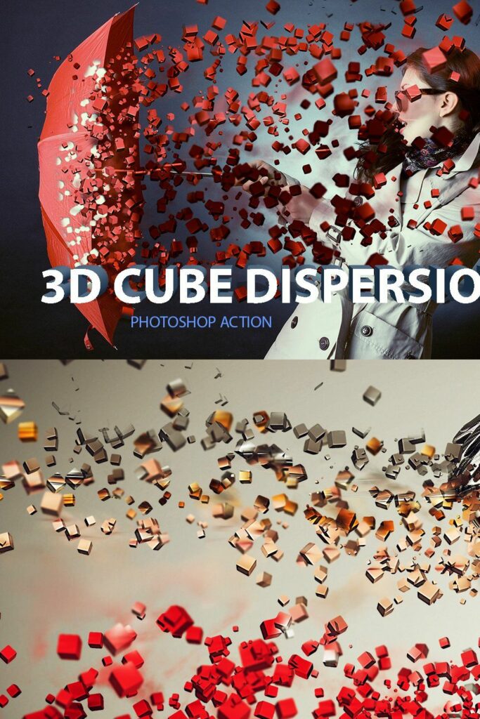3D Cube Dispersion – MasterBundles