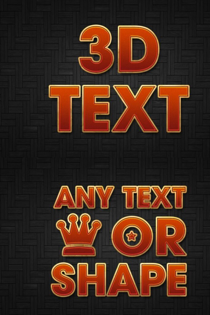 3D Retro Effect – MasterBundles