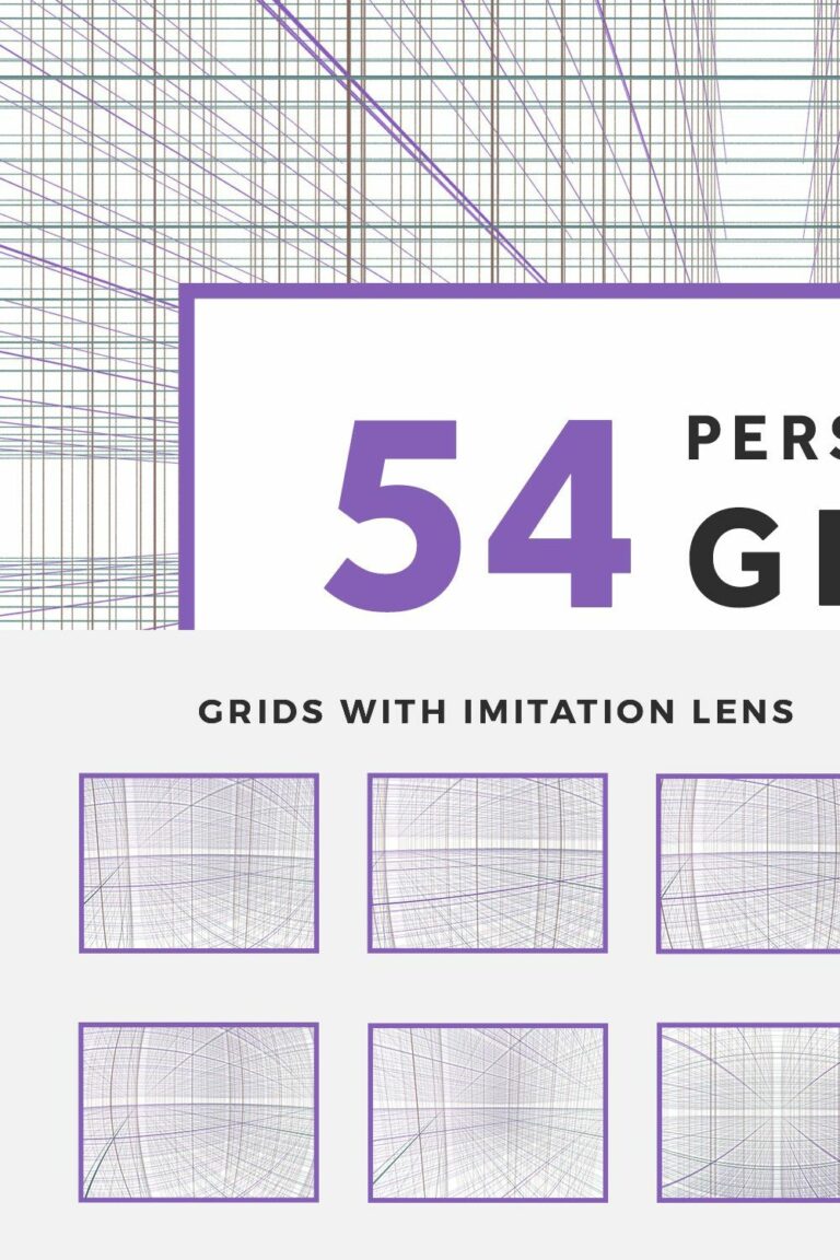 54 Perspective Grids For Drawing – MasterBundles