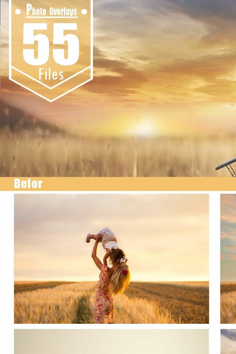 55 sunset sunrise Sky Overlays – MasterBundles