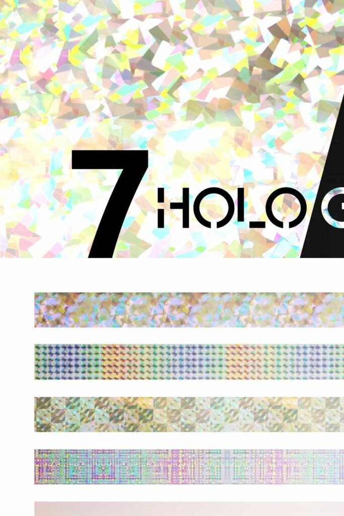 7 Holographic Photoshop Styles – MasterBundles