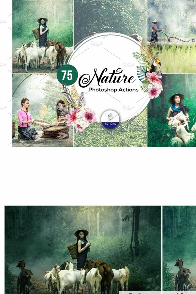 75 Nature Photoshop Actions – MasterBundles
