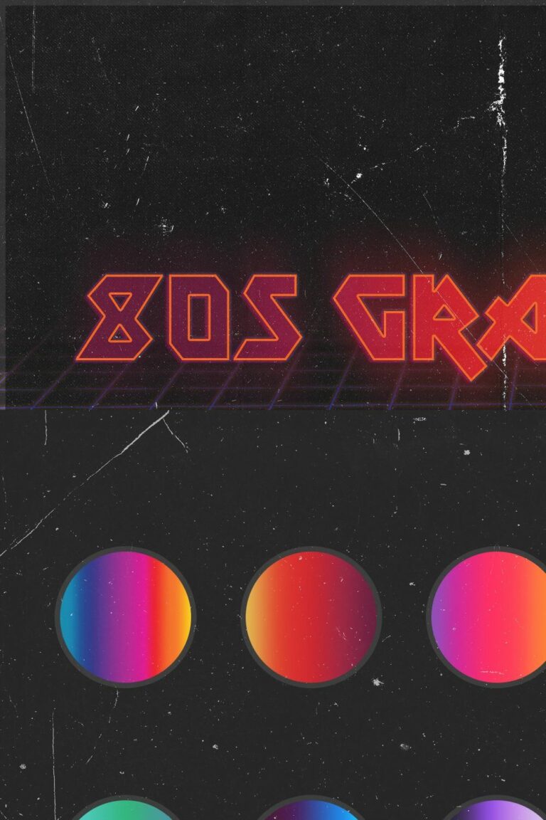 80s Gradients – MasterBundles