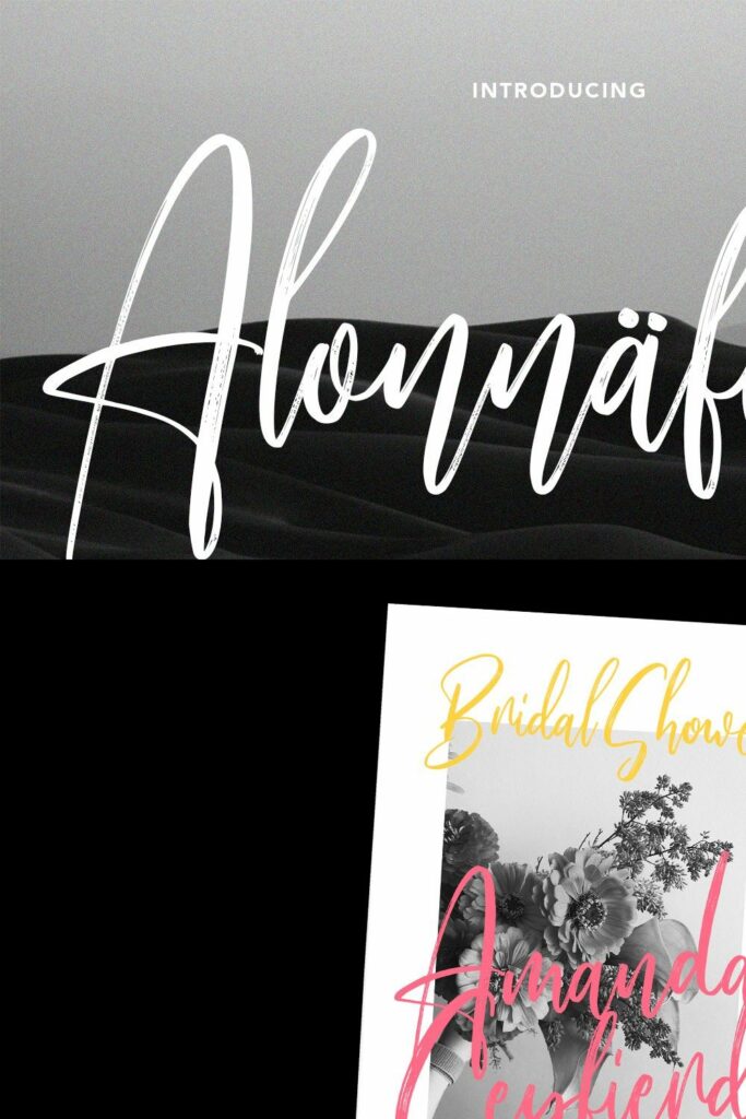 Alonnafeast Brush Script Font – MasterBundles