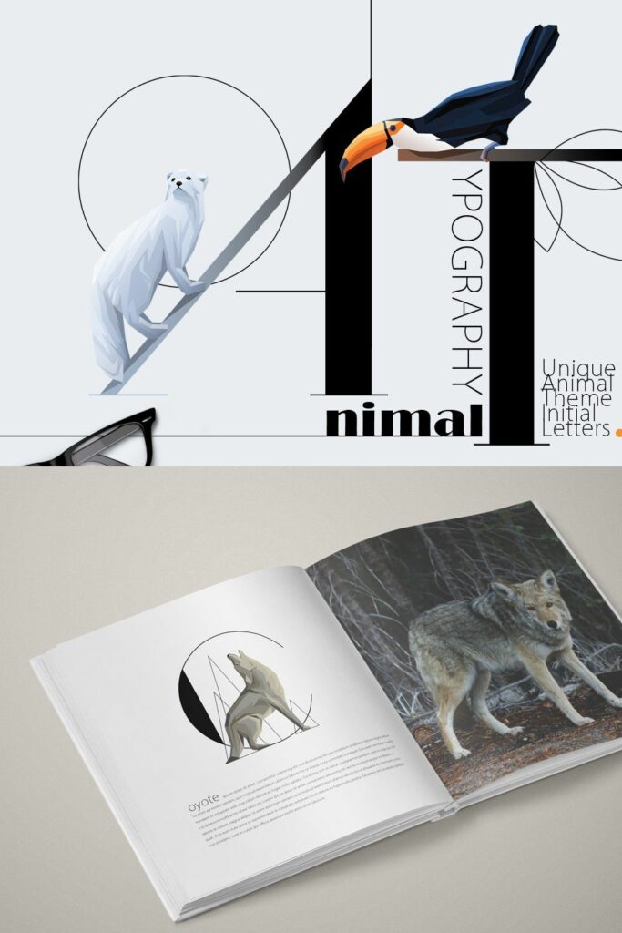 Animal Typography – MasterBundles