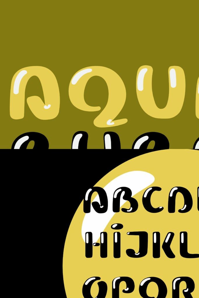 Aqua Bubble Typeface – MasterBundles