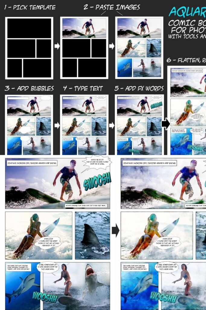 Aquarelle Comic Book Creator – MasterBundles