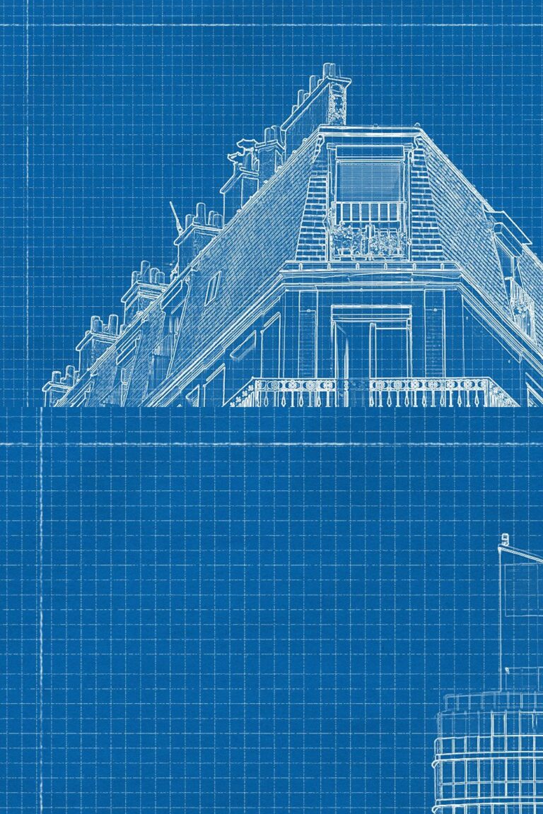 Architecture Blueprint Photo Effect – MasterBundles