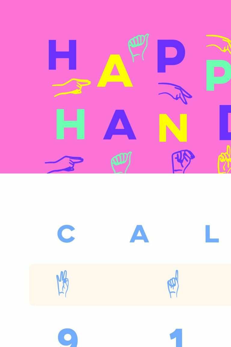 ASL Font American Sign Language Type – MasterBundles