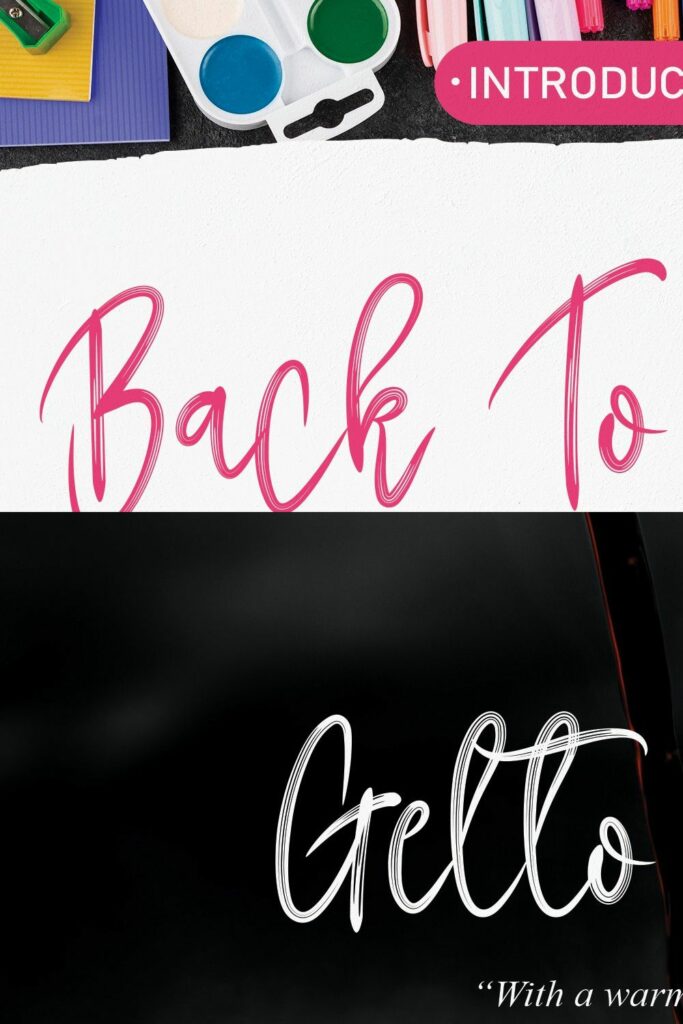 Back To School | Script Font – MasterBundles