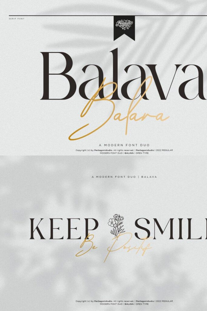 Balava | Modern Duo Font – MasterBundles