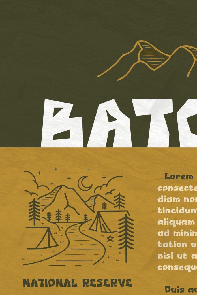Batoon - Rugged Typeface – MasterBundles