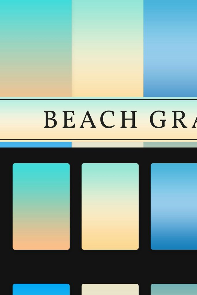 Beach Gradients – MasterBundles