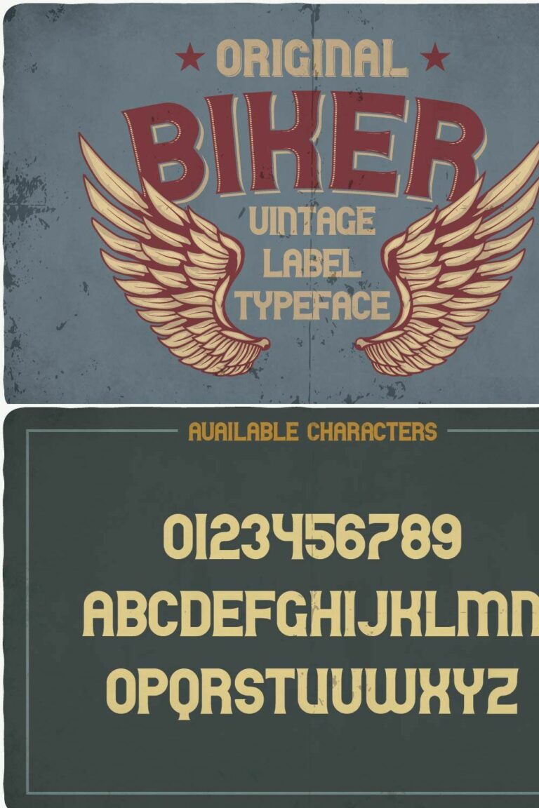 Biker typeface – MasterBundles