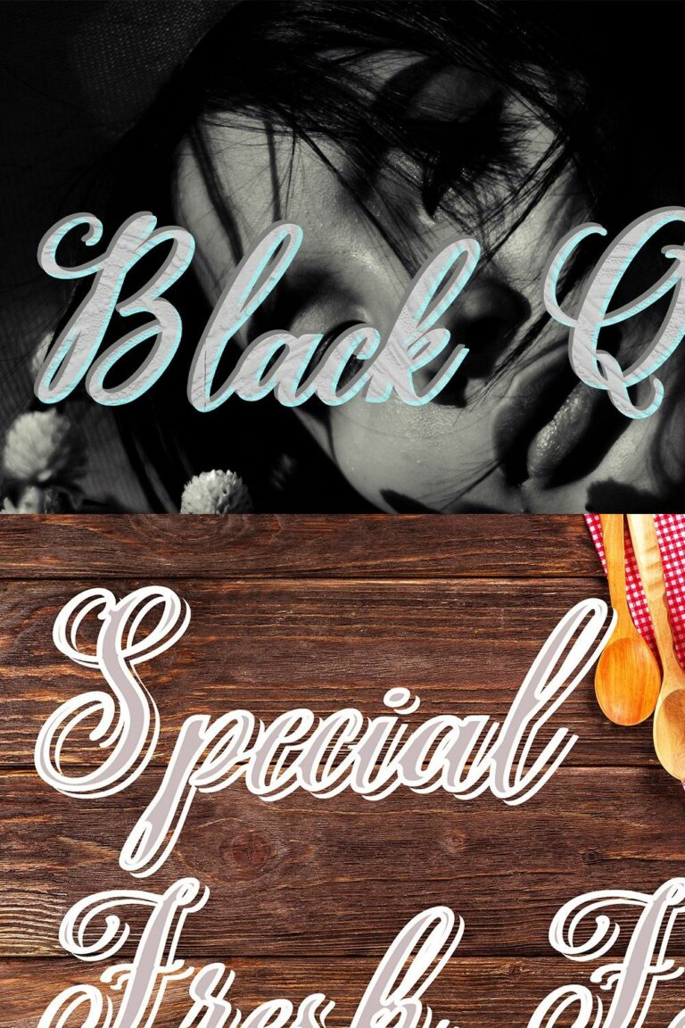 Black Quote Script Font – MasterBundles