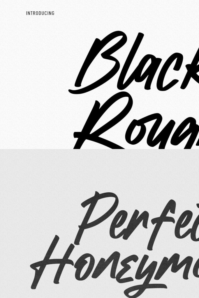 Black Rough Script Font – MasterBundles