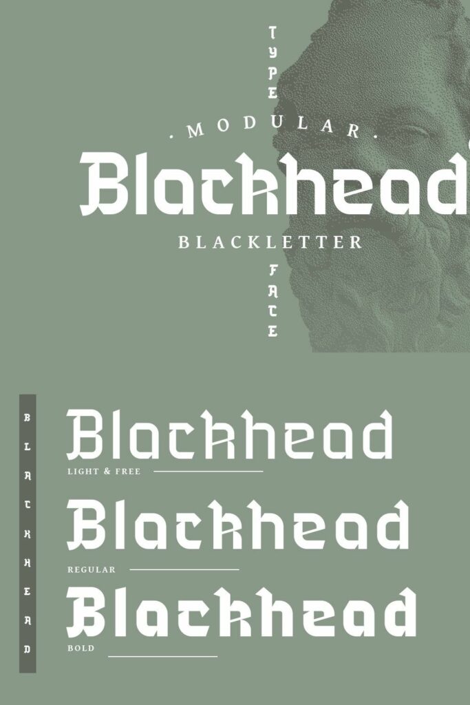 Blackhead Typeface | Font – MasterBundles