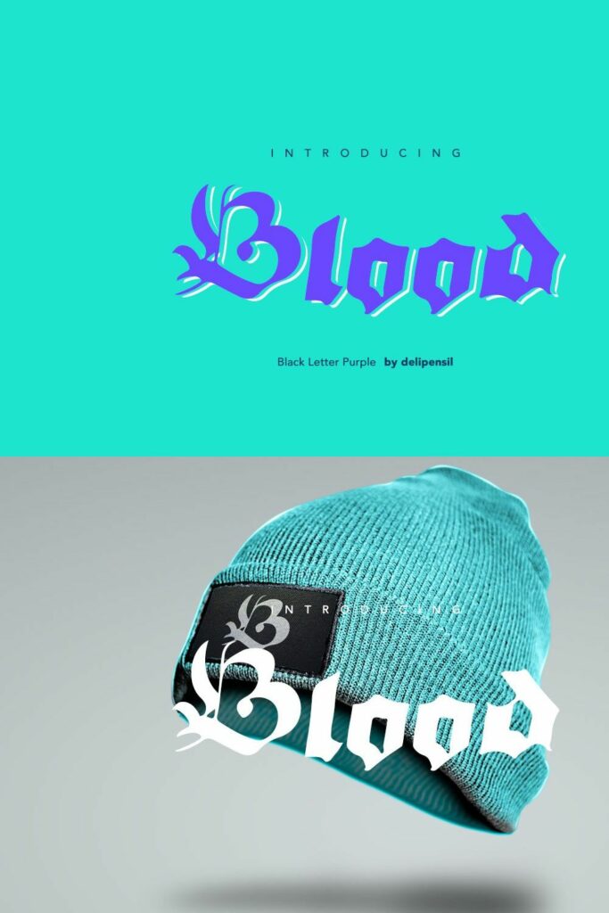 Blood Regular – MasterBundles