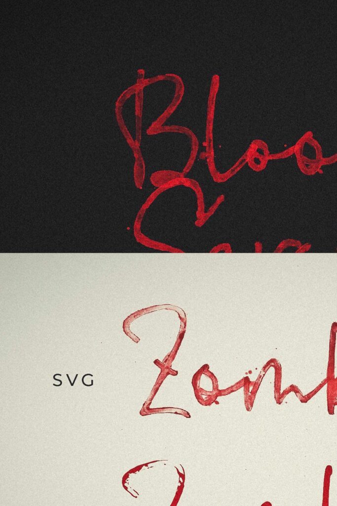 Bloody Script SVG Font – MasterBundles