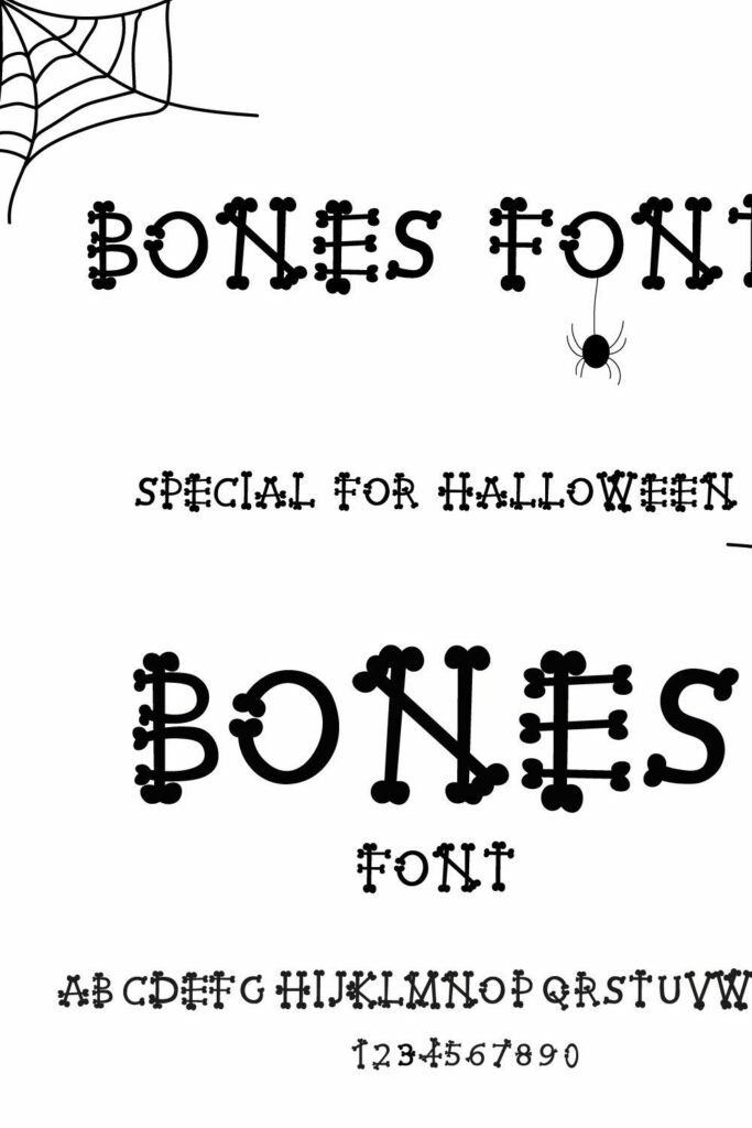 BONES HALLOWEEN FONT – MasterBundles