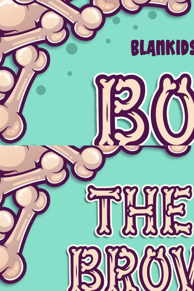 Bones Letter a Bones Style Font – MasterBundles
