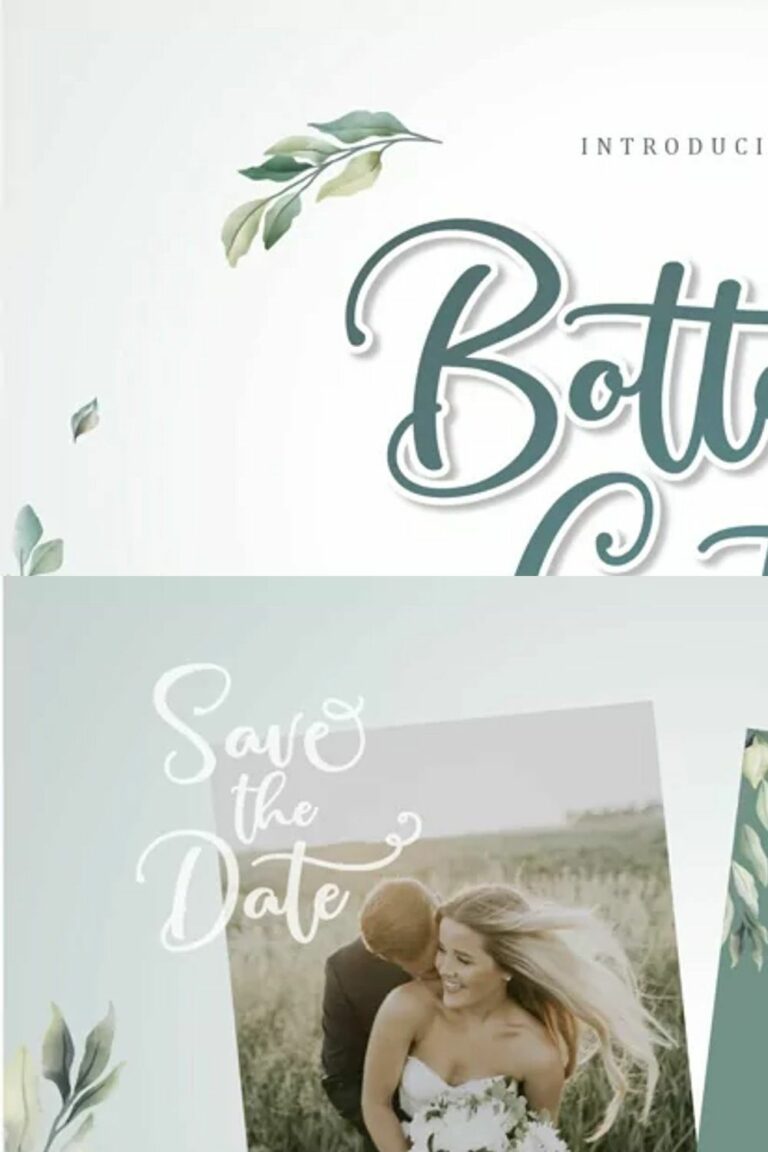 Bottom Cut Script | Modern Font – MasterBundles