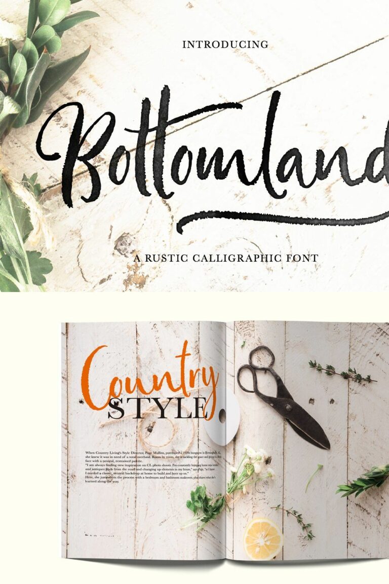 Bottomland • Ink Script – MasterBundles