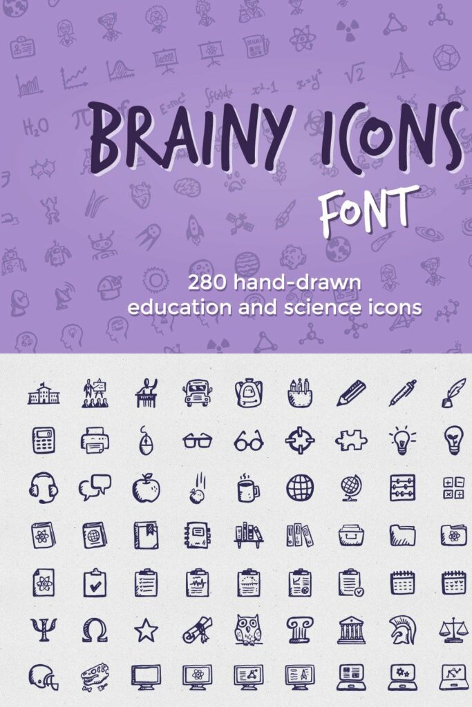 Brainy Icons Font – MasterBundles