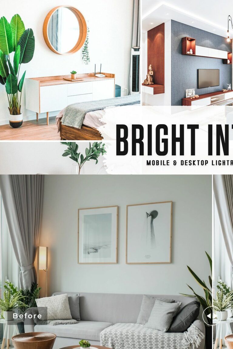 Bright Interior Lightroom Presets – MasterBundles