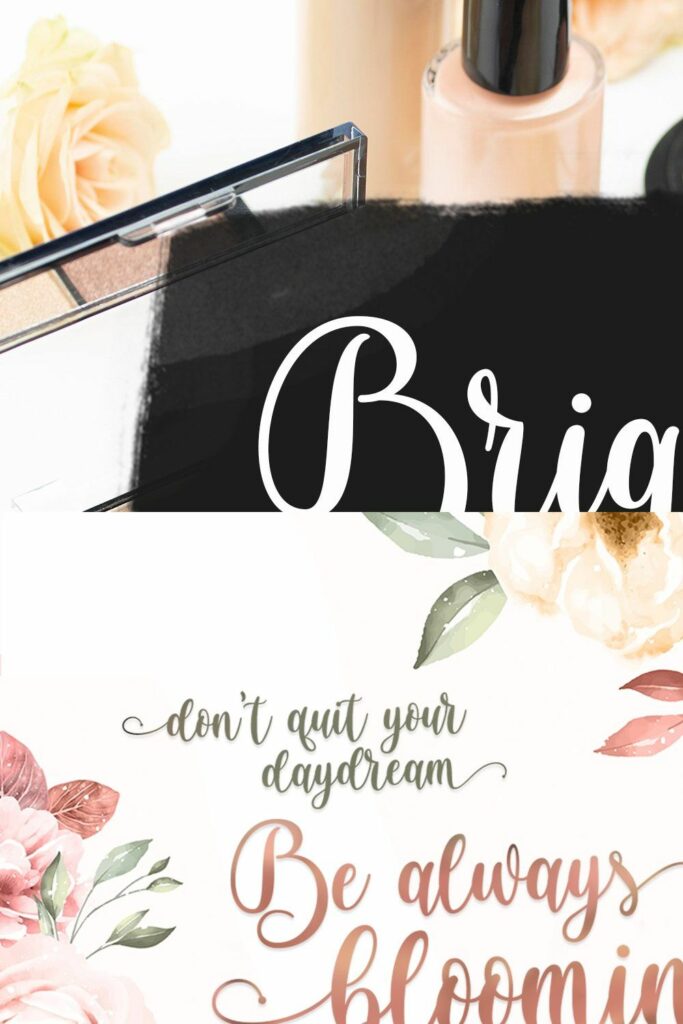 Brightside - Modern Calligraphy Font – MasterBundles
