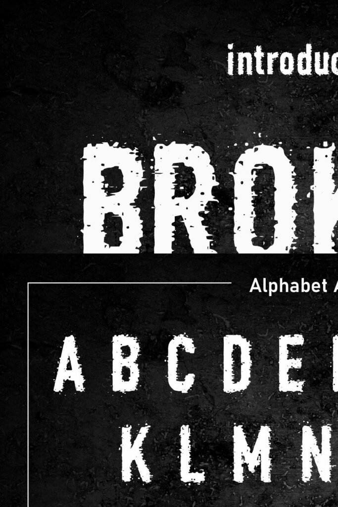 Broken Fonts – MasterBundles