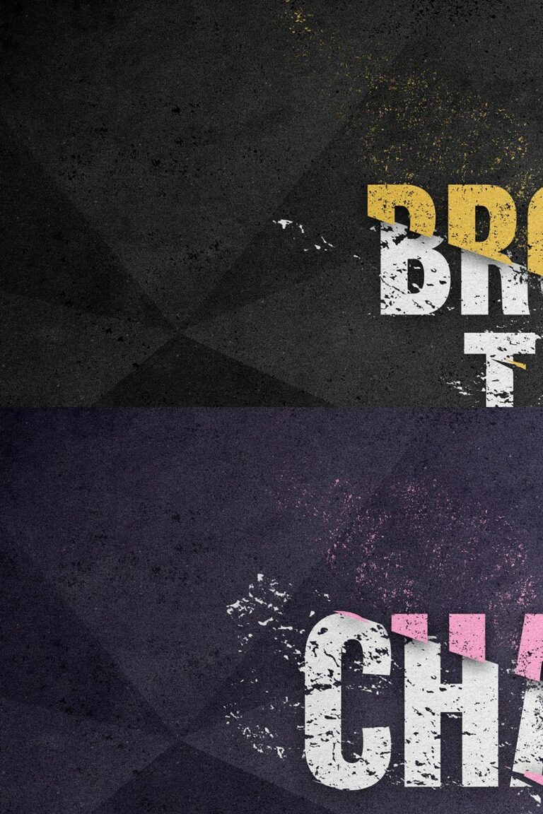 Broken Text Effect – MasterBundles