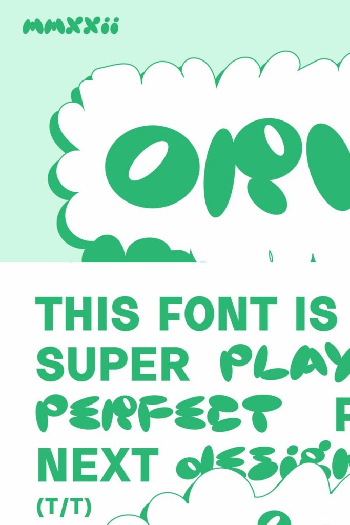 Bubble Font Orvil – MasterBundles