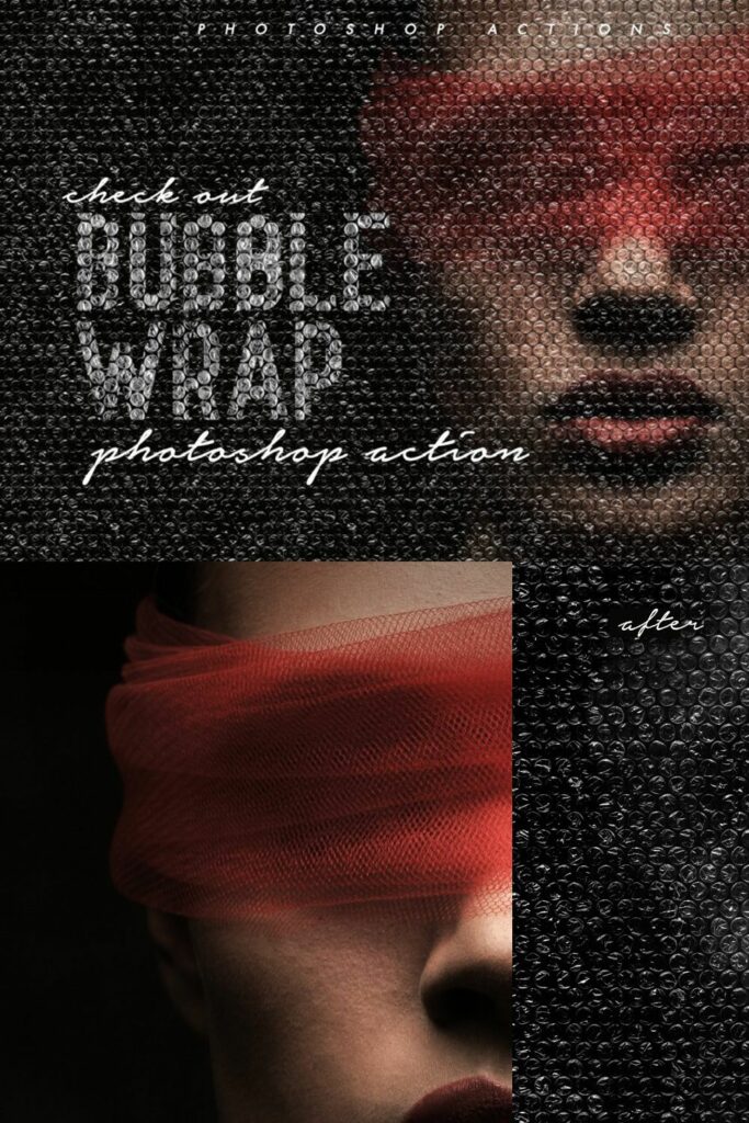 Bubble Wrap Photoshop Action – MasterBundles