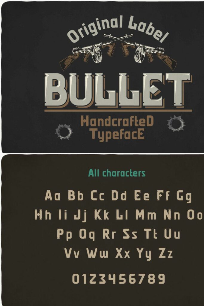 Bullet Typeface – MasterBundles
