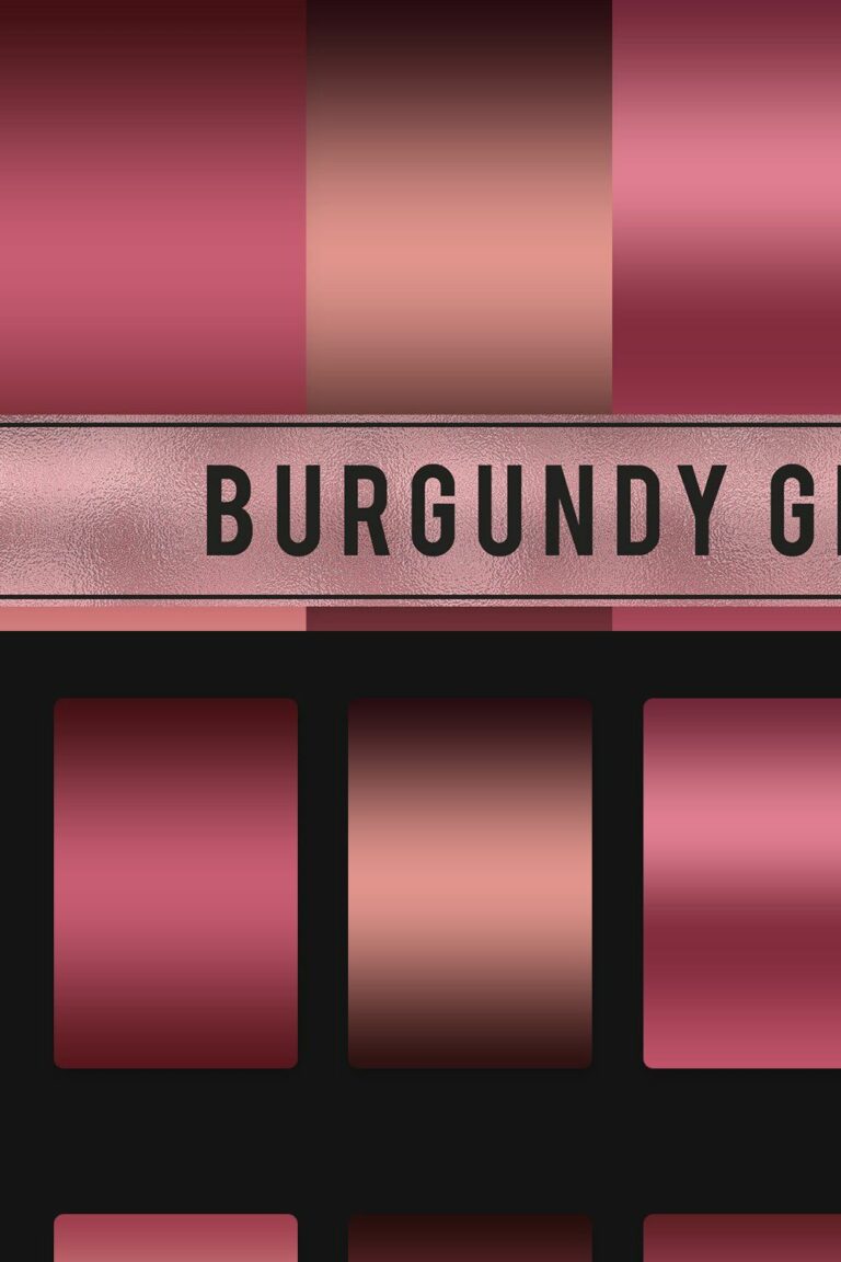 Burgundy Gradients – MasterBundles