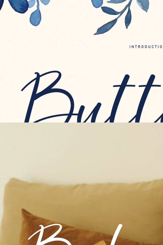 Butterfly | Script font – MasterBundles