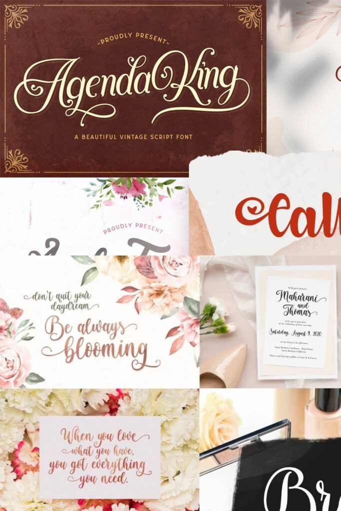 Calligraphy Font Bundle Vol 4 – MasterBundles
