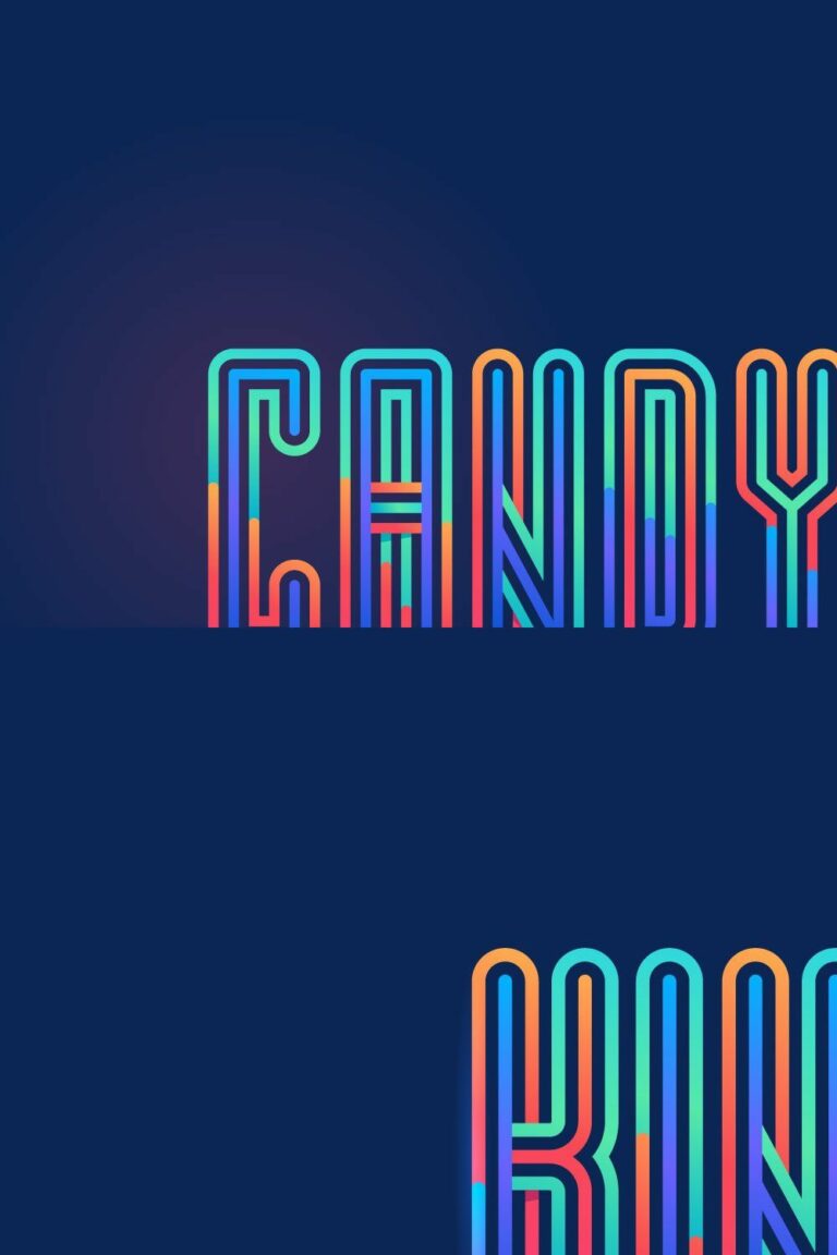 Candyline Colored display font – MasterBundles