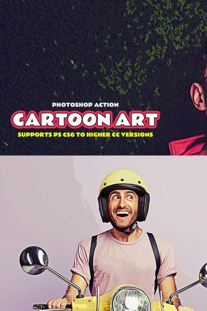 Cartoon Art Photoshop Action – MasterBundles