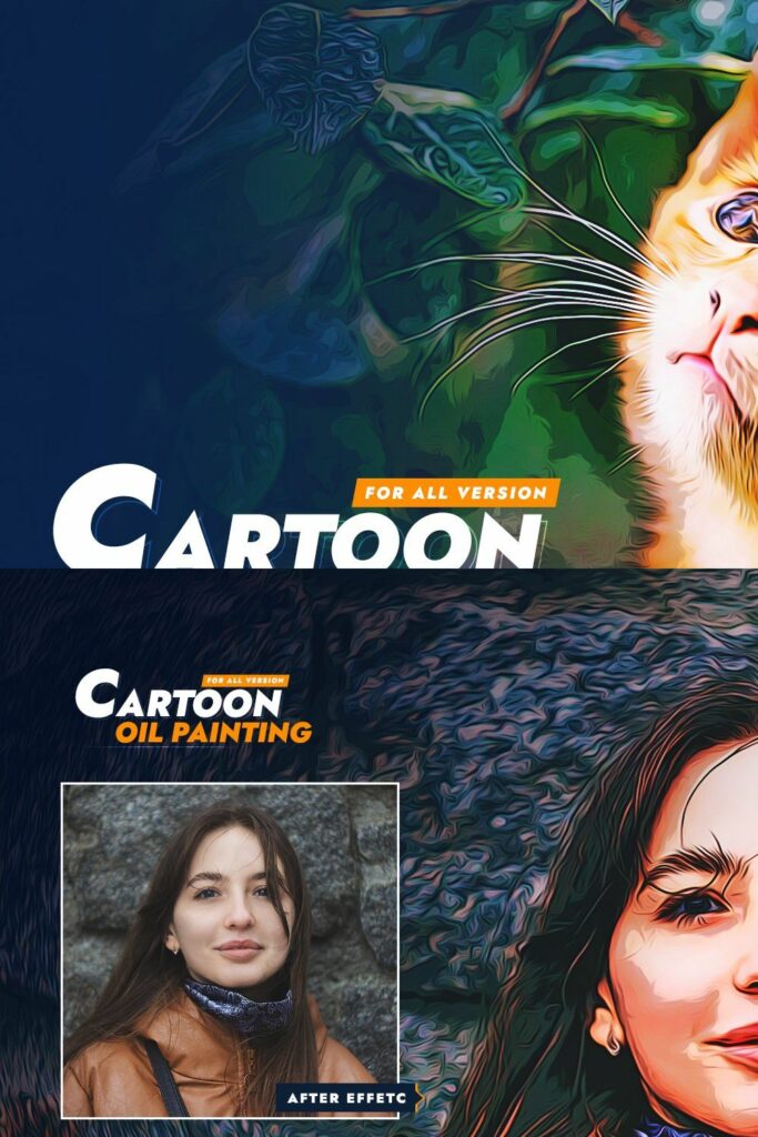 Cartoon Oil Painting – MasterBundles