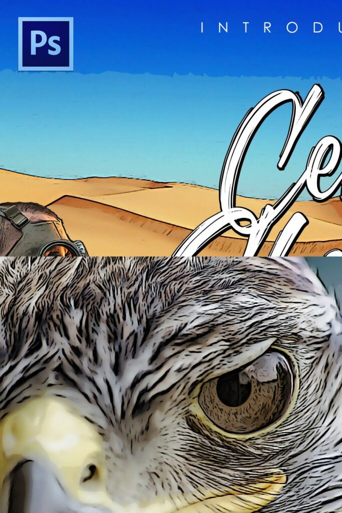 Cel-Shading Photoshop Action – MasterBundles