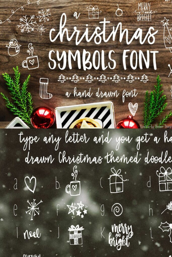 Christmas Symbols Font – MasterBundles
