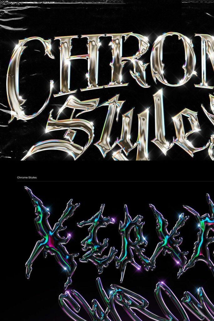 Chrome Text Styles Vol.4 – MasterBundles