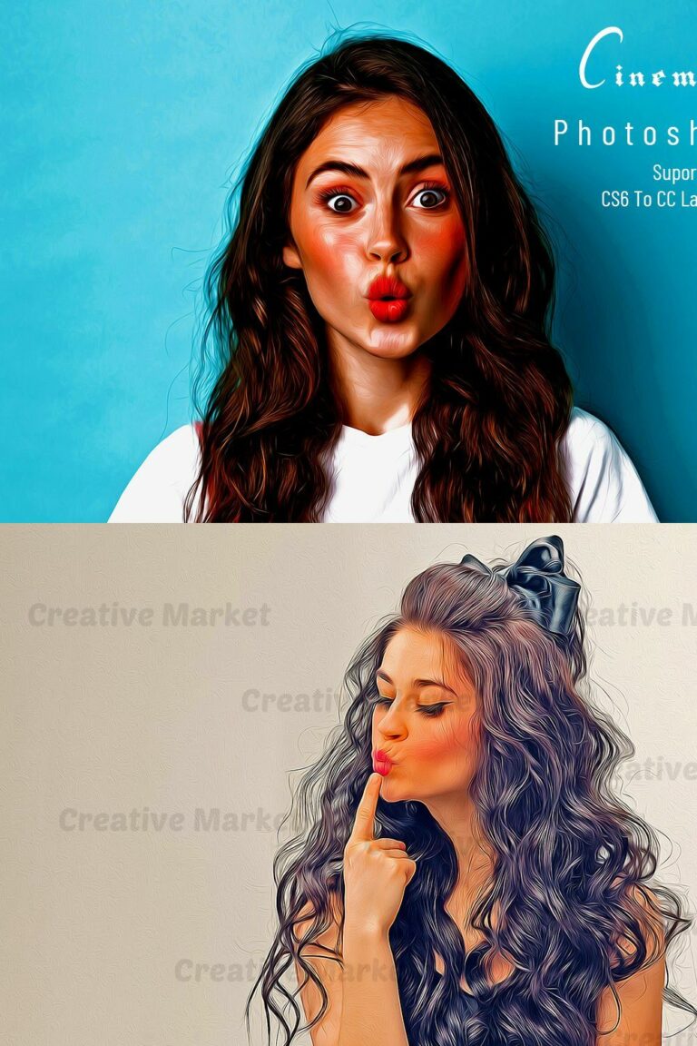 Cinematic Oil Photoshop Action – MasterBundles