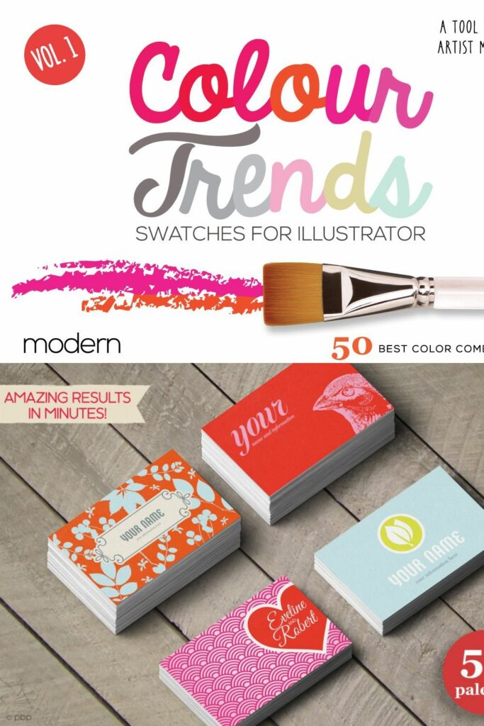 Colour Trends Modern Swatches Vol1 – MasterBundles
