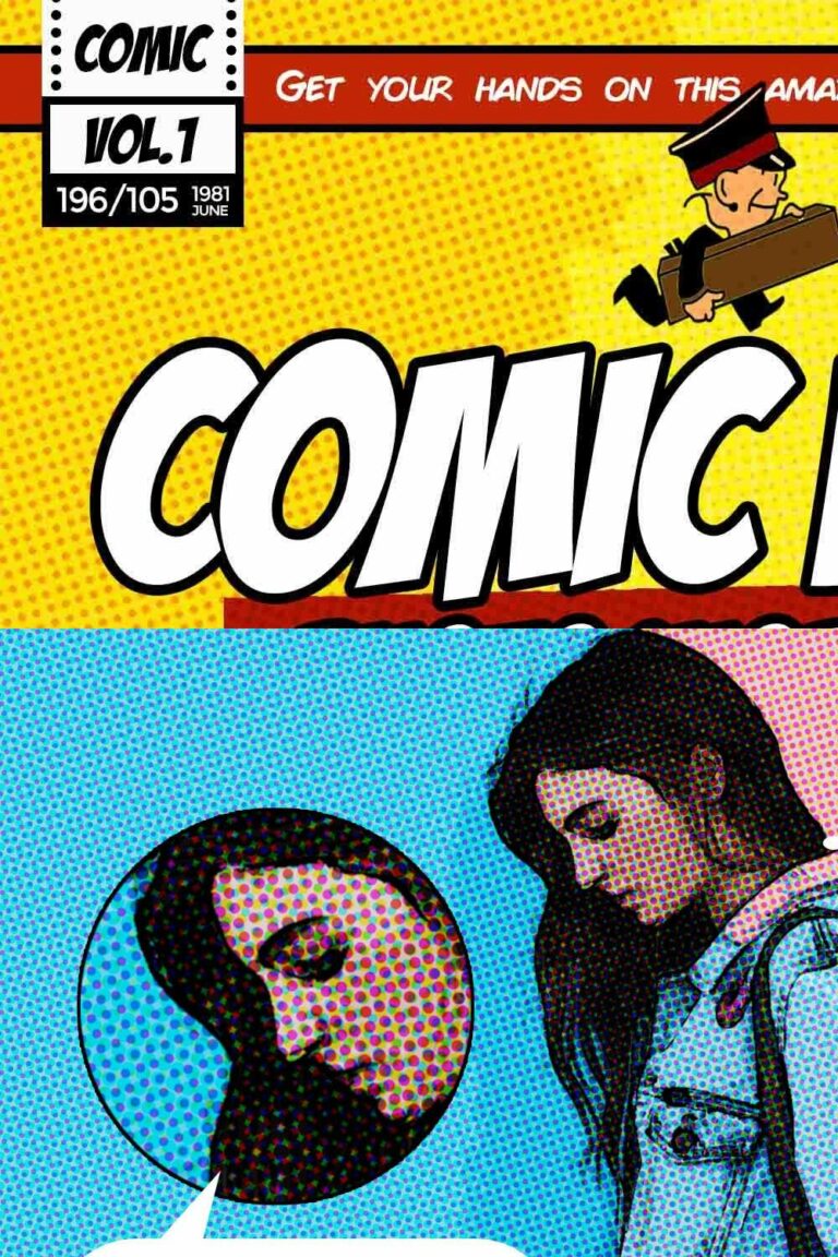 Comic Book Photoshop Action Kit – MasterBundles