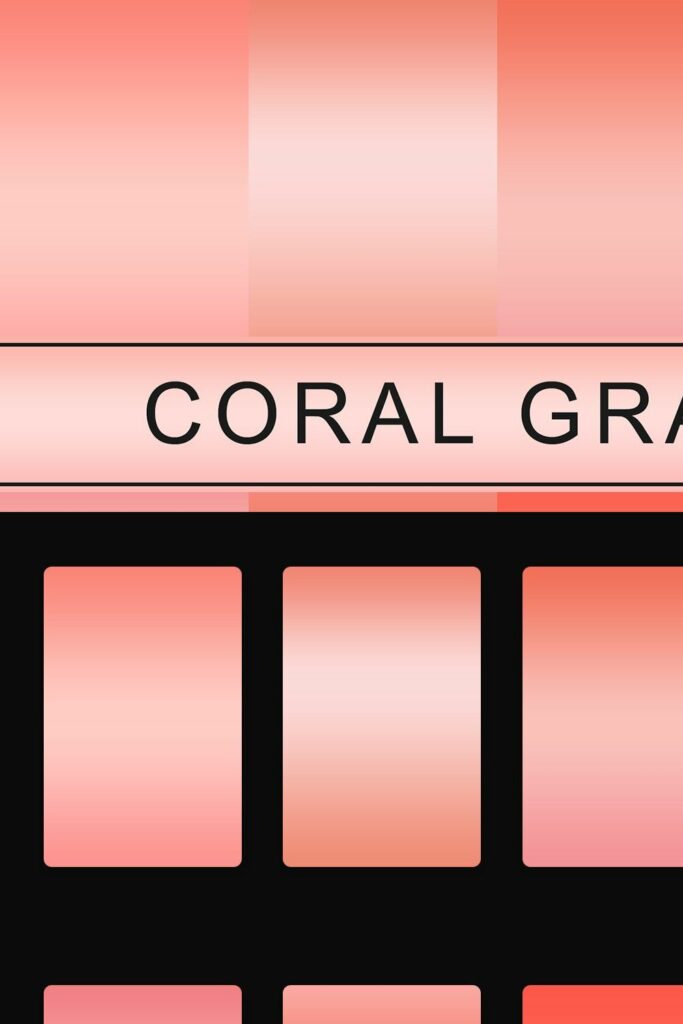 Coral Gradients – MasterBundles