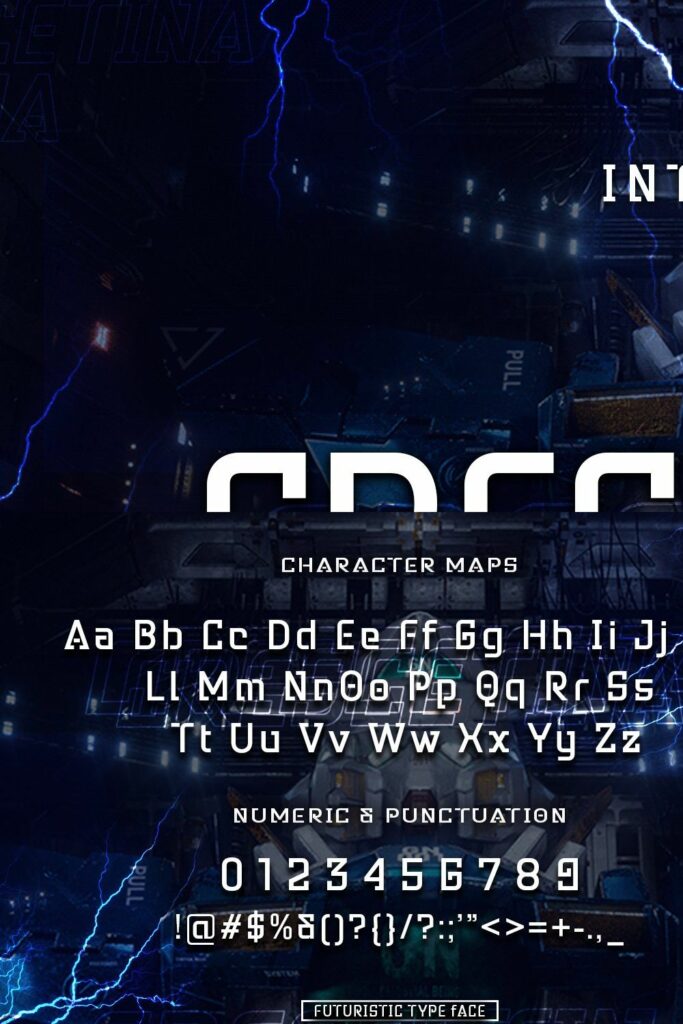 Crescentia - A Futuristic Typeface – MasterBundles